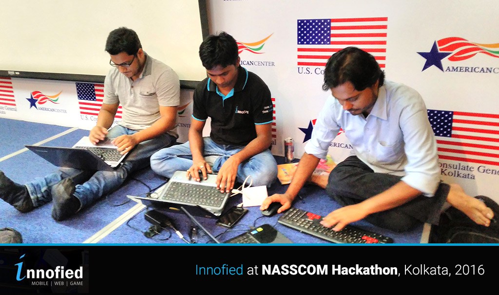 Innofied in NASSCOM Kolkata Hackathon - Innofied